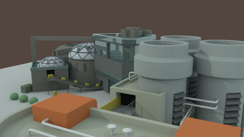 ArtStation - Factory complex