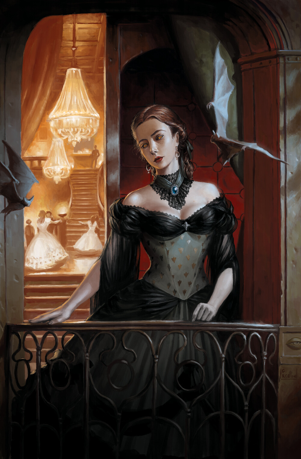 ArtStation - Vampire (Magic: the gathering token)