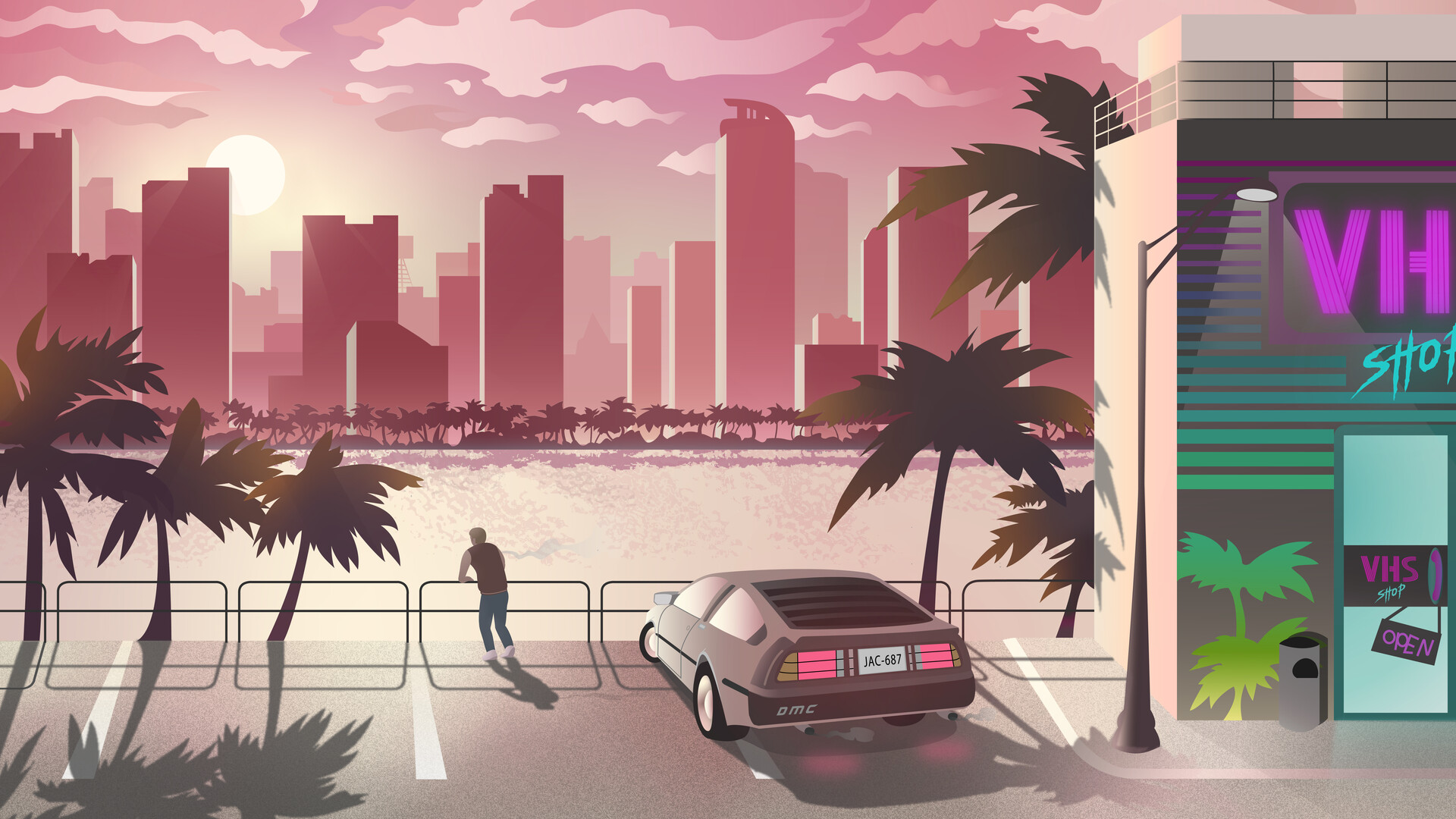 ArtStation - Hotline Miami Vector Art
