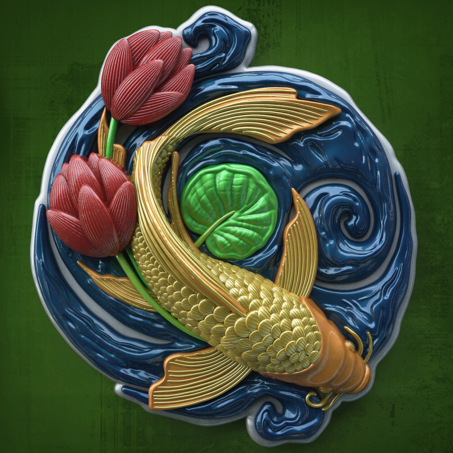 ArtStation - Koi Fish