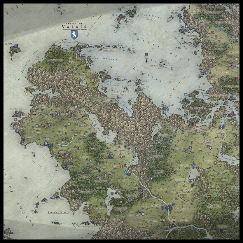 ArtStation - Nym - Maps - Valaís (old)