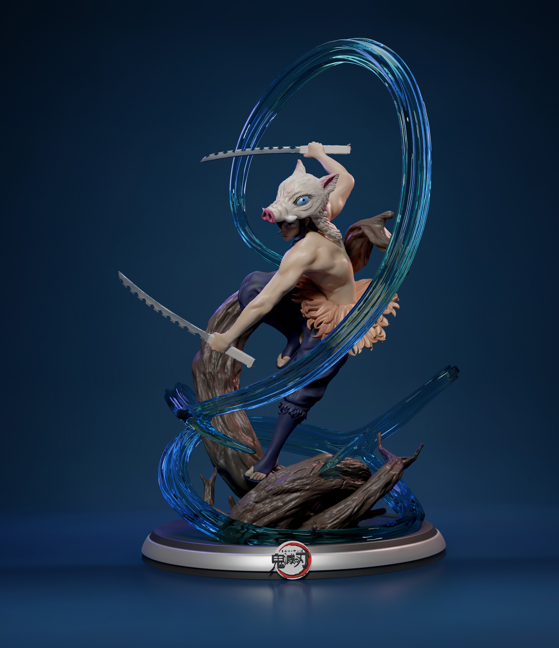 ArtStation - Inosuke Hashibira Statue