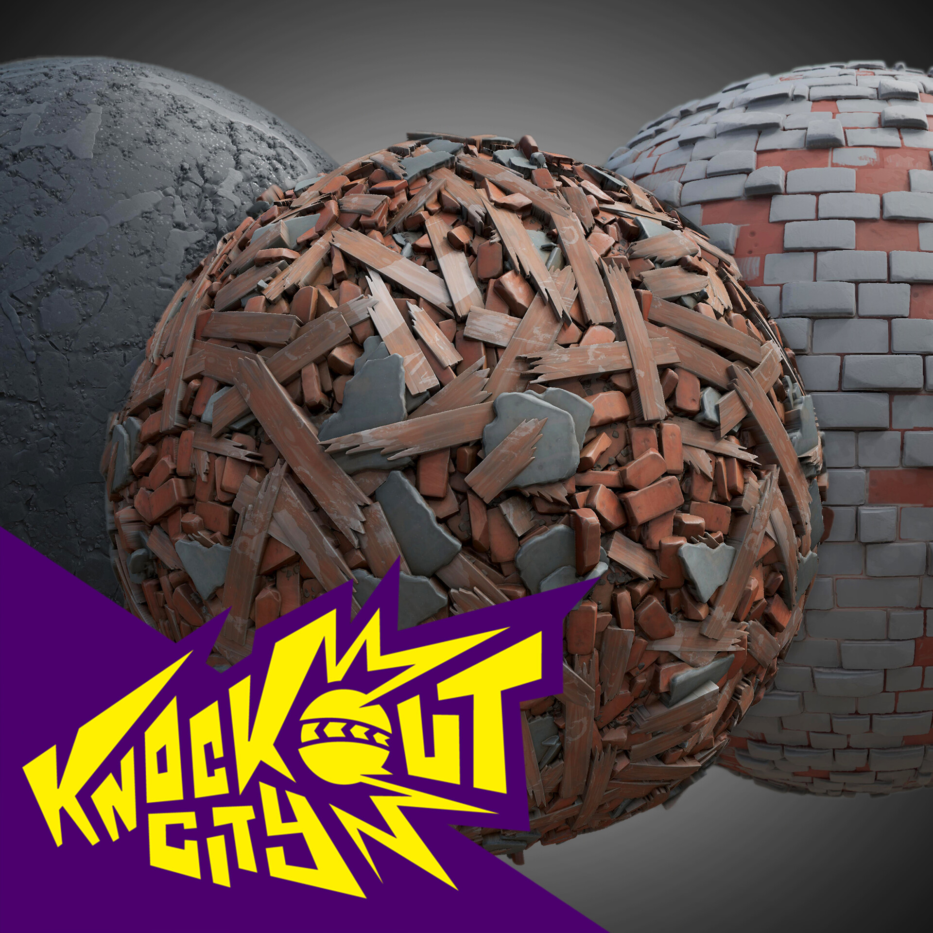 ArtStation - Knockout City - Materials A
