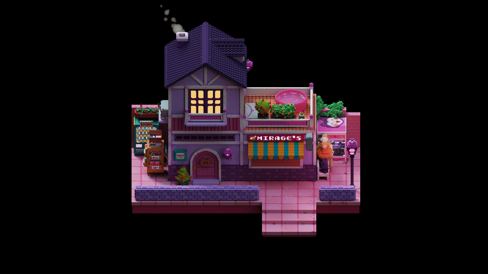 ArtStation - Mirage Project - Mirage's House (Nighttime)