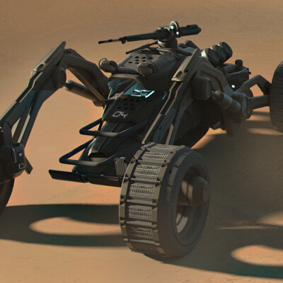 ArtStation - Cricket Buggy_3d sketch