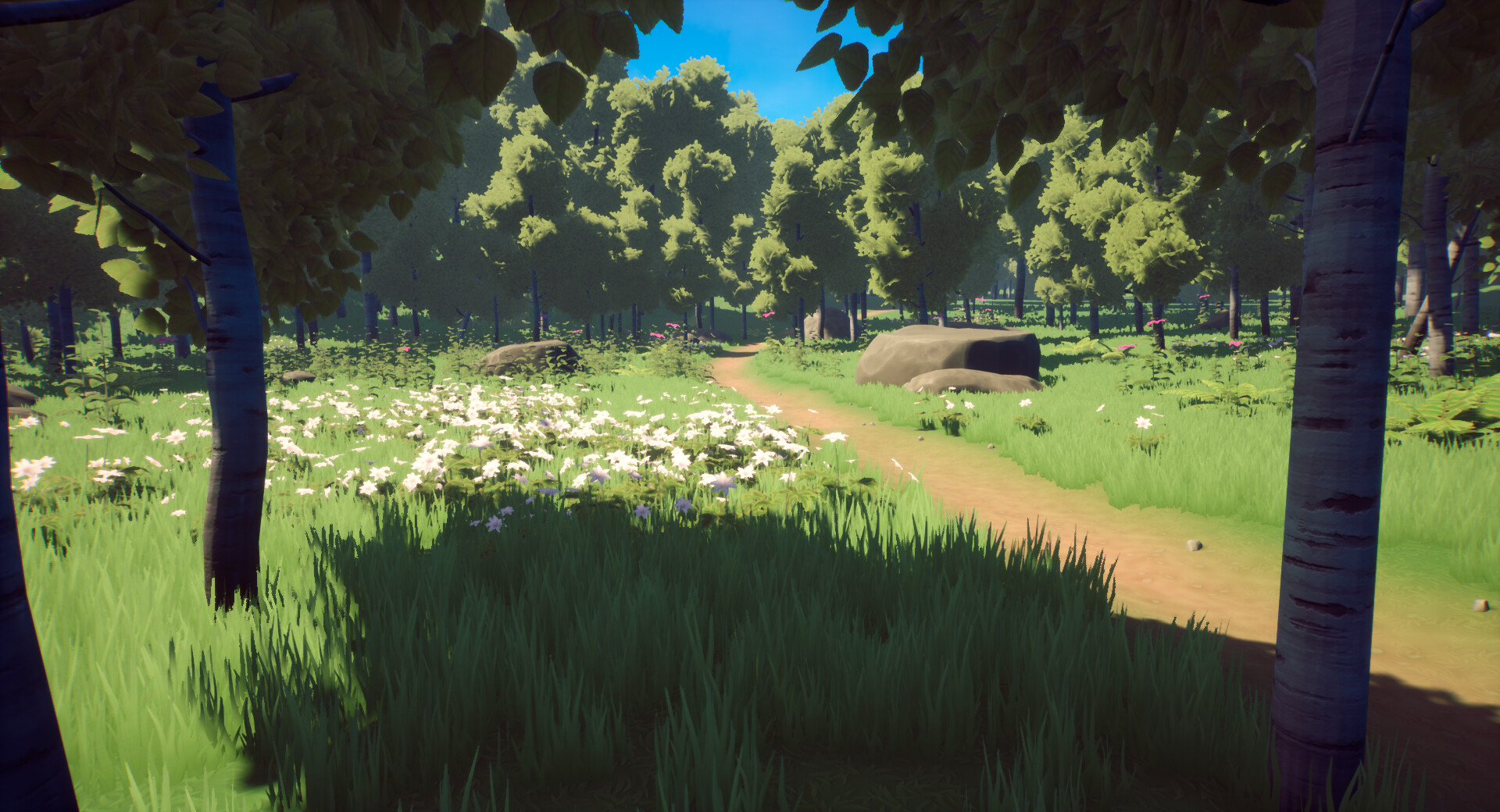 ArtStation - Birch Forest