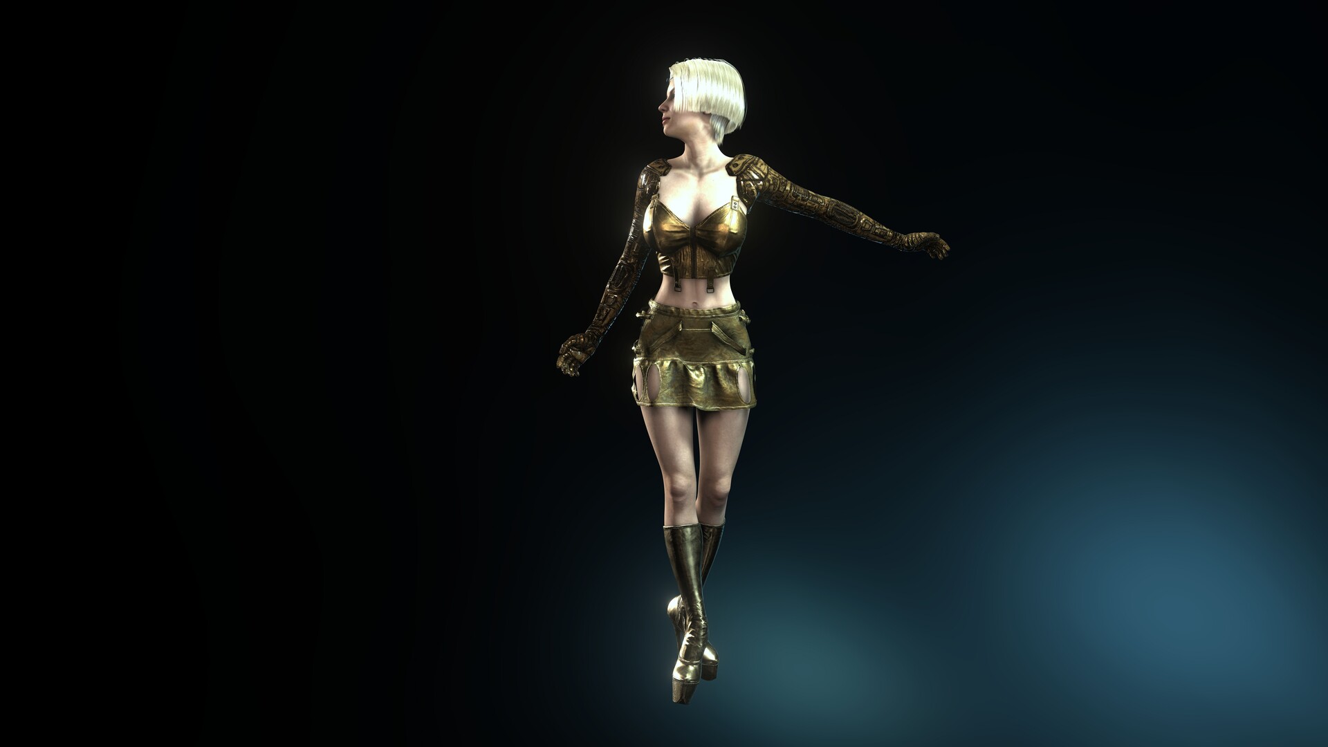 ArtStation - Goth Top 1994 in Motion