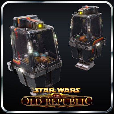 ArtStation - SWTOR | C1-4W Claw Machine Gonk Droid