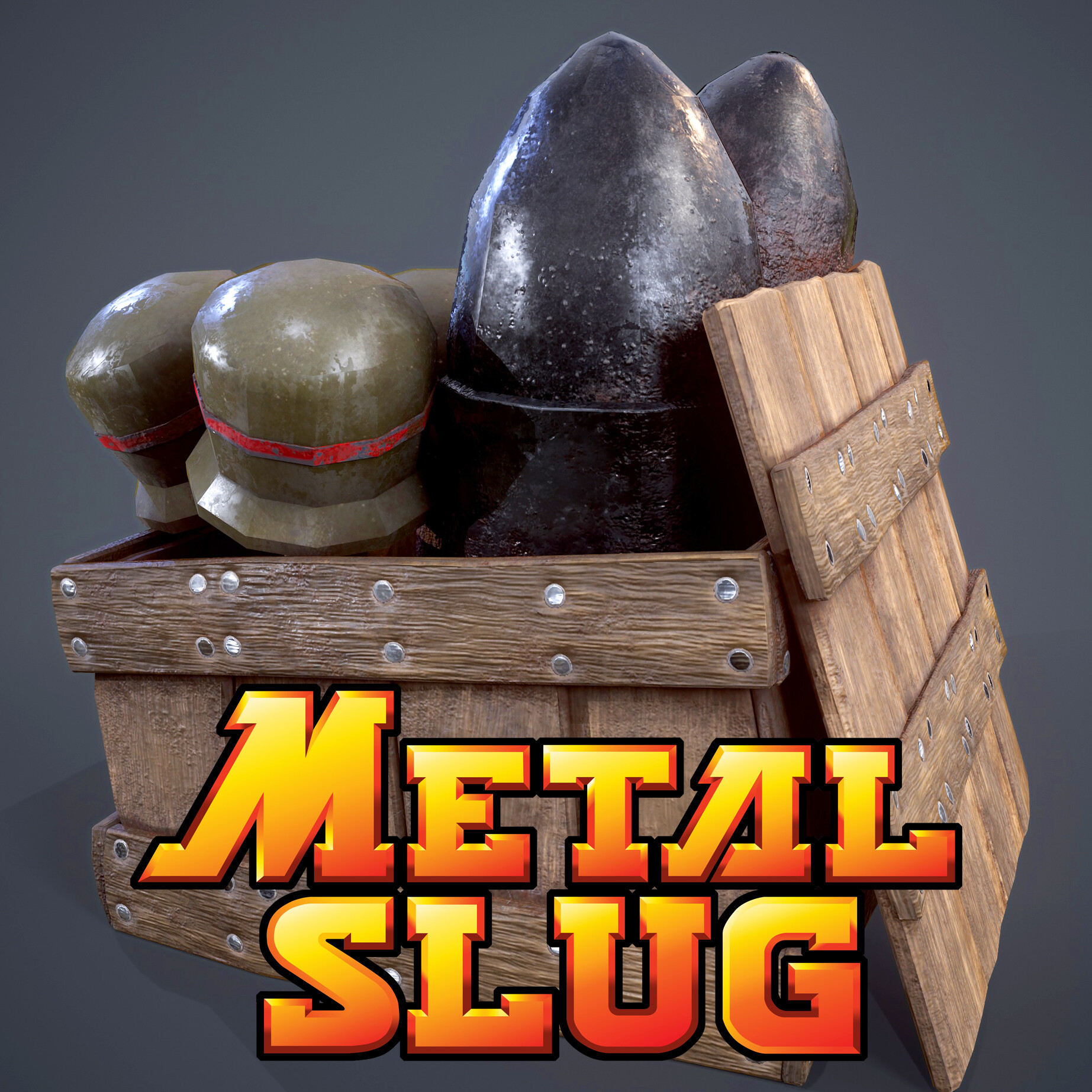 ArtStation - Metal_Slug_Crate_Remake_Fan Made