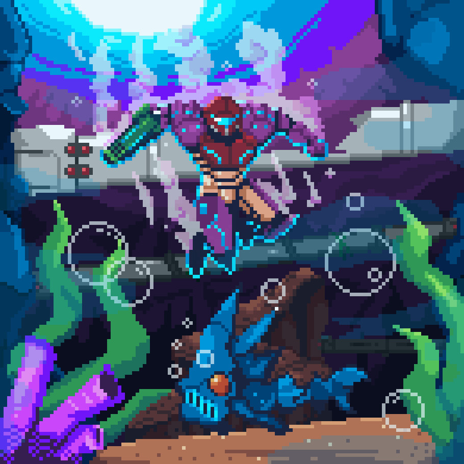 ArtStation - Metroid Pixel_Dailies-Scenario Tutorial