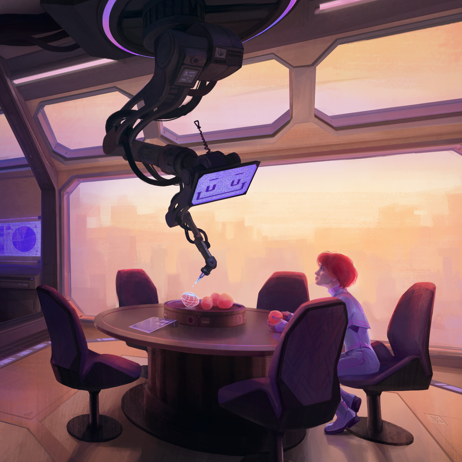 ArtStation - Sci-Fi Base Interior.