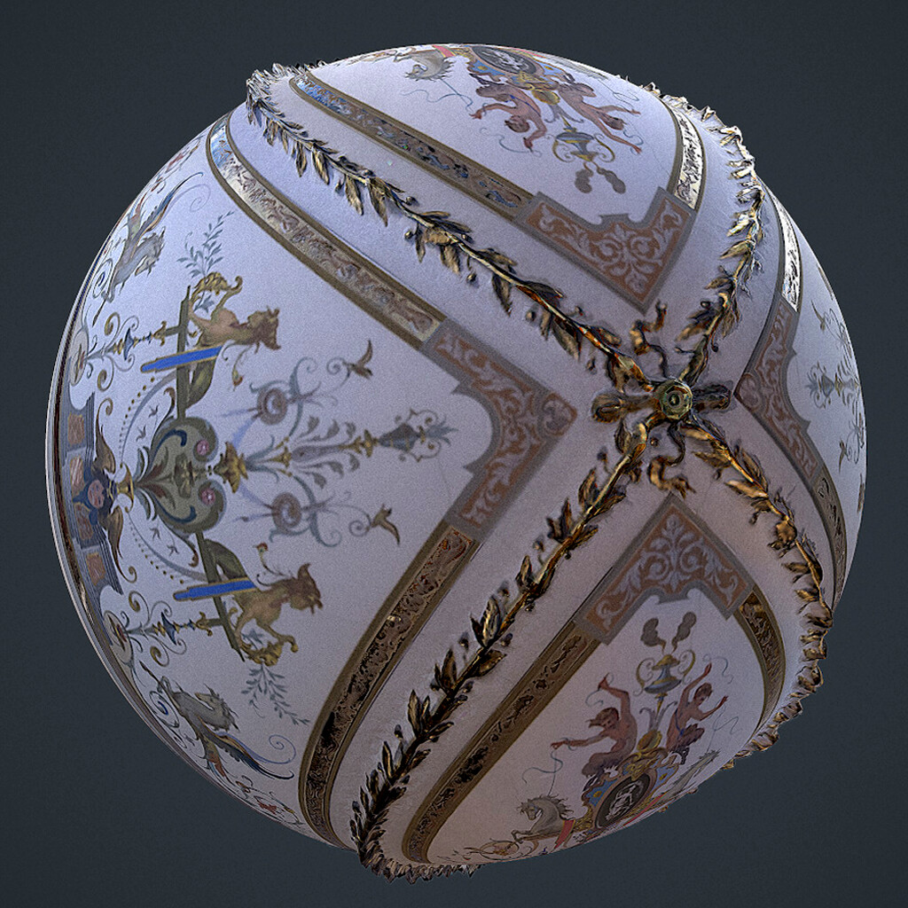 ArtStation - Baroque Ceiling Materials
