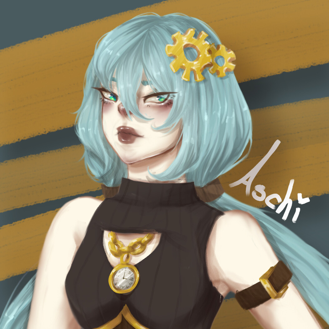 ArtStation - Hatsune Miku - SteamPunk Skin Concept