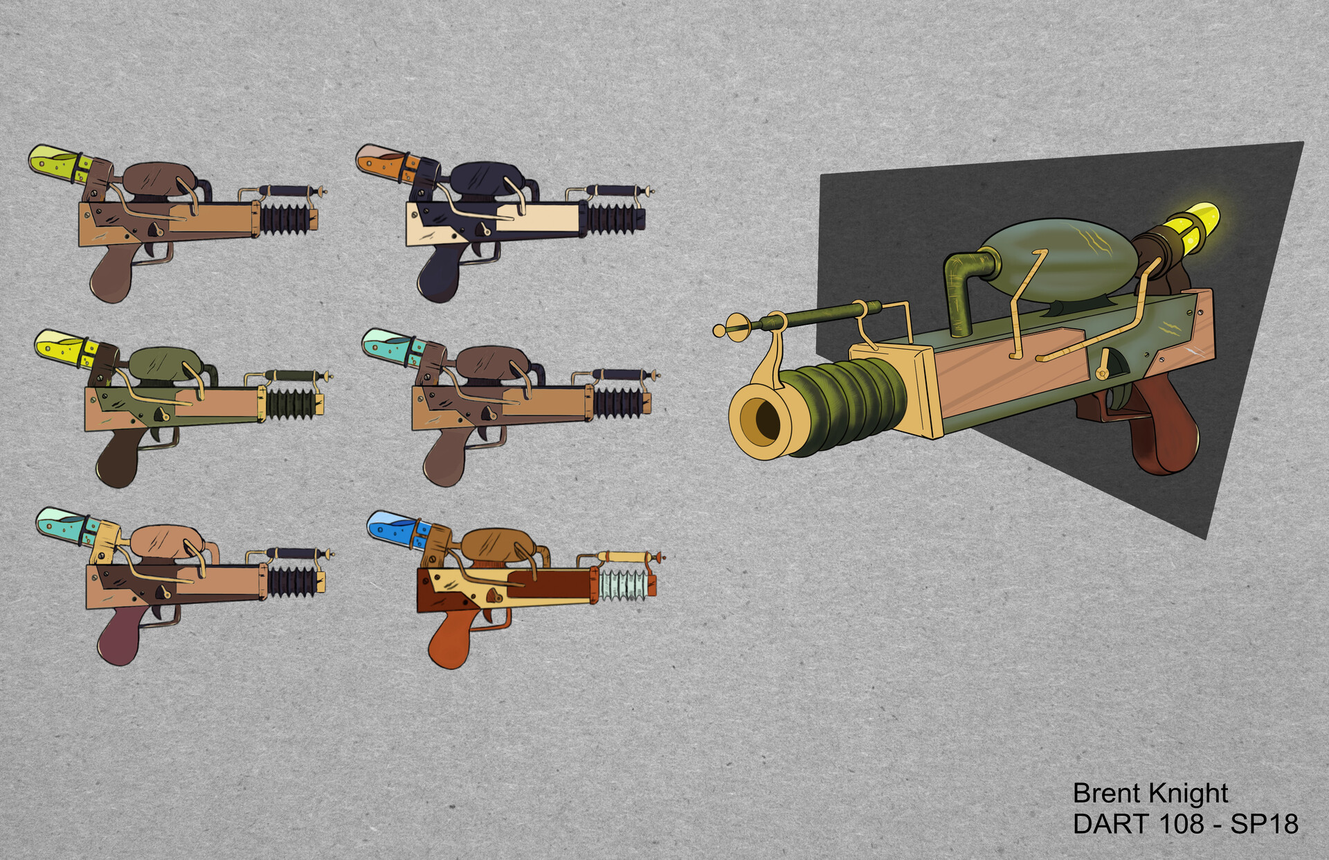 ArtStation - Prop Gun Designs