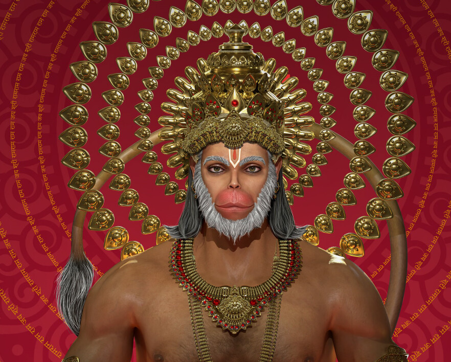 ArtStation - Pawan Putra Hanuman