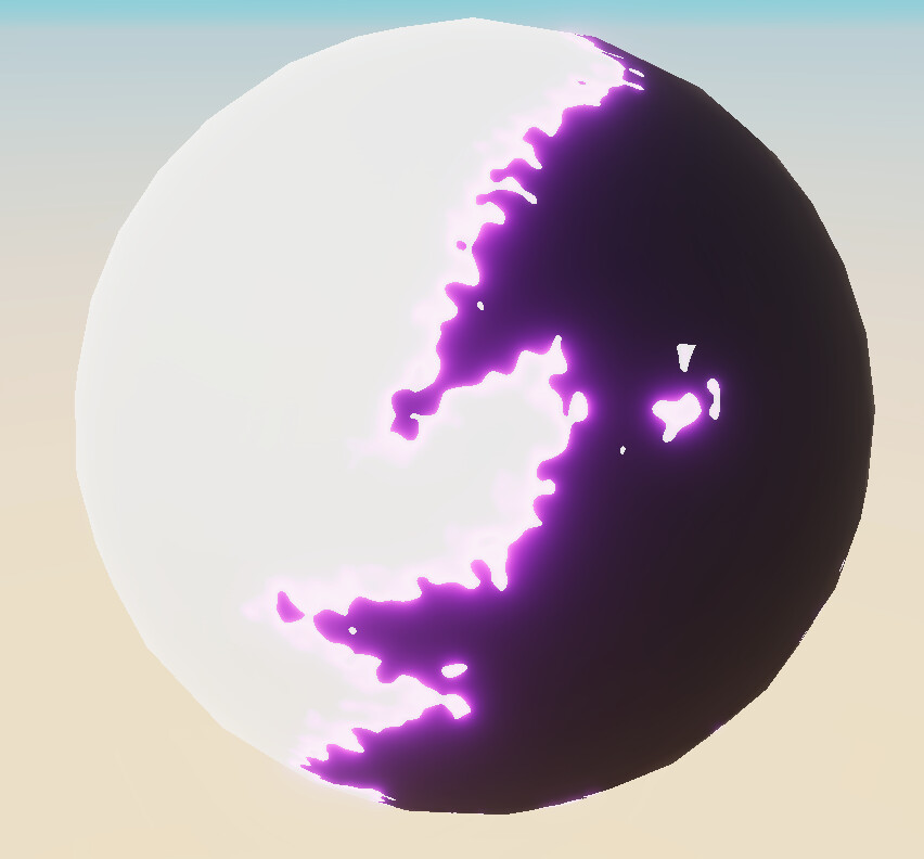 ArtStation - Dynamic corruption that can spread around any mesh