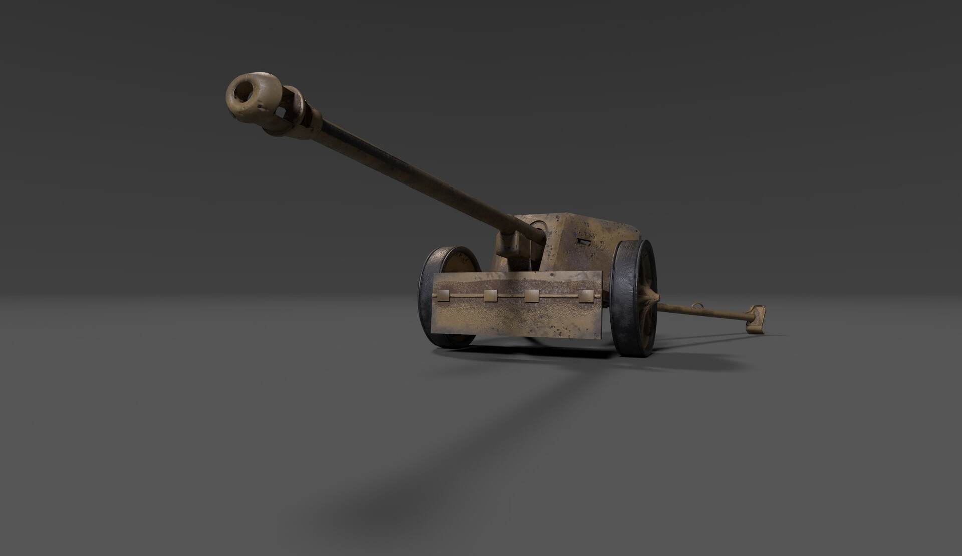 ArtStation - 7.5 cm Pak 40 Anti-tank gun