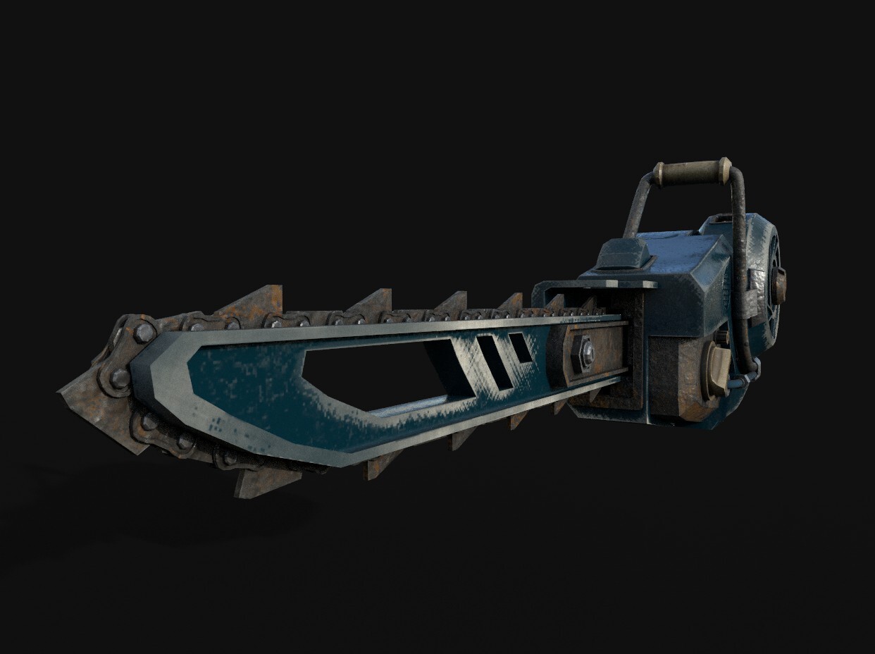 ArtStation - A chainsaw model
