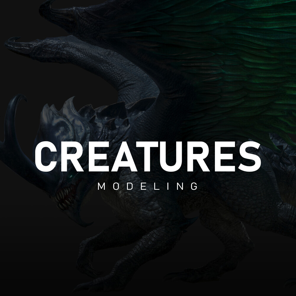 ArtStation - Modeling: Creatures