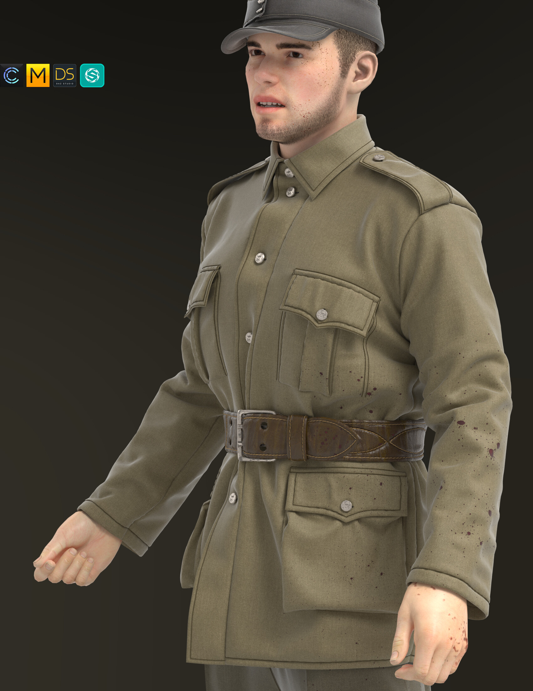 ArtStation - WW2 SOLDIER