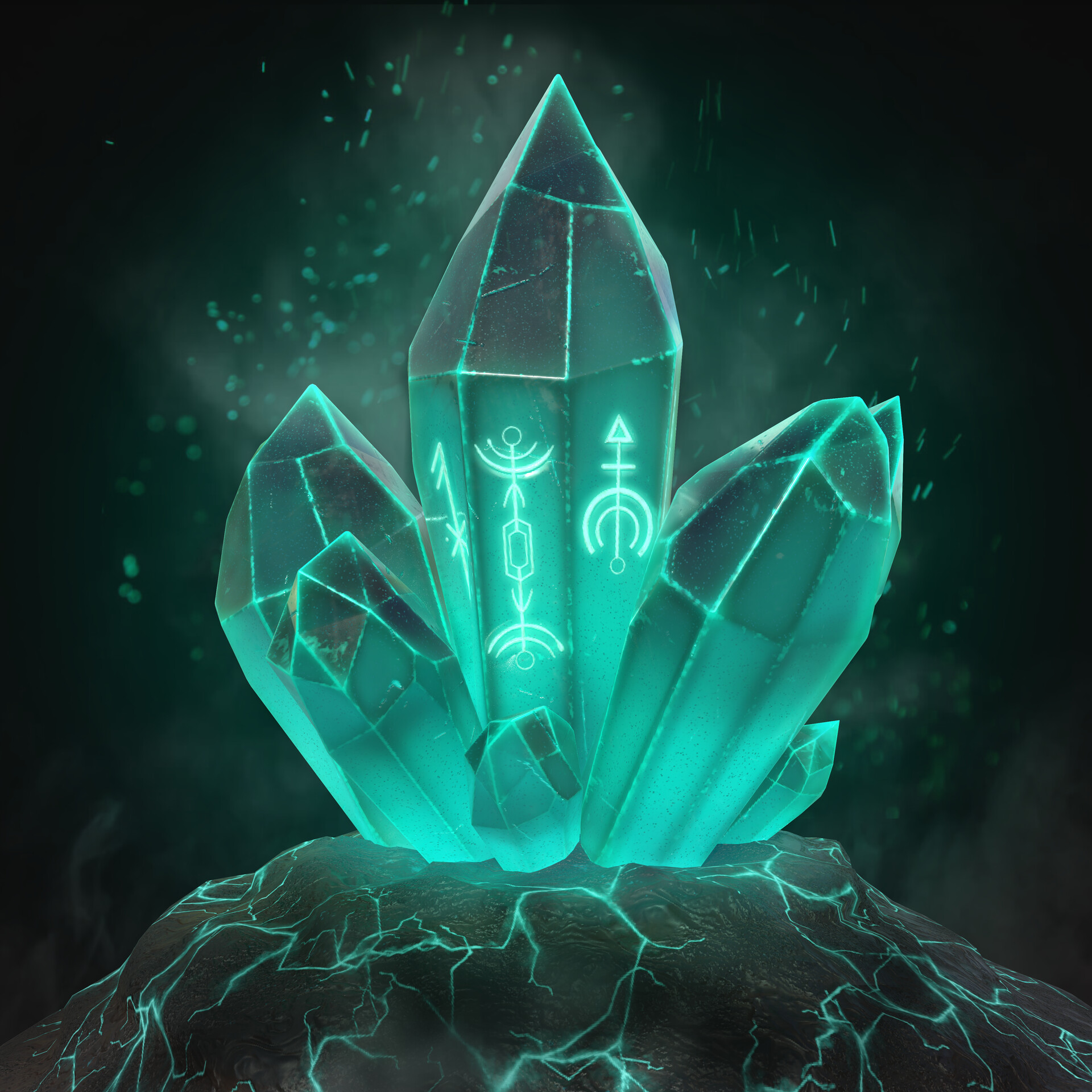ArtStation - Crystal 3D Artwork