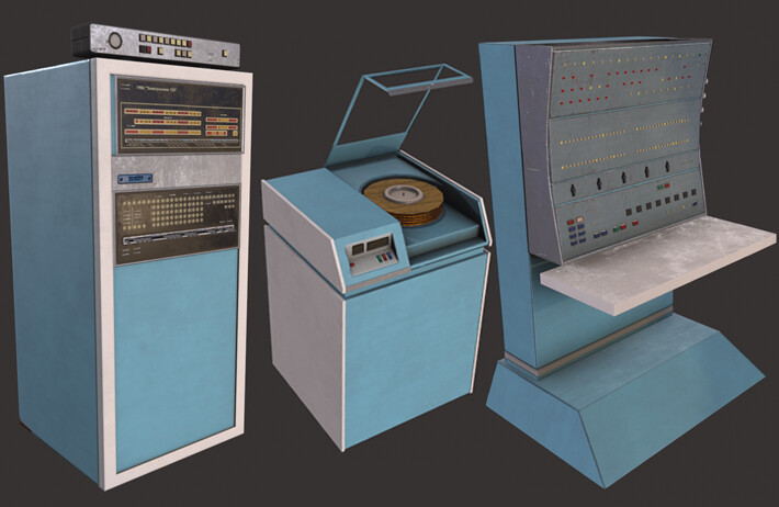 ArtStation - Soviet electronic computing machines