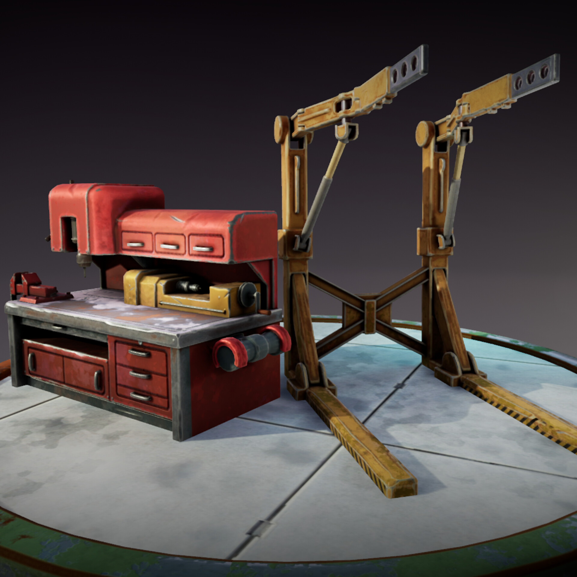 ArtStation - Overwatch - Fallout Workstations