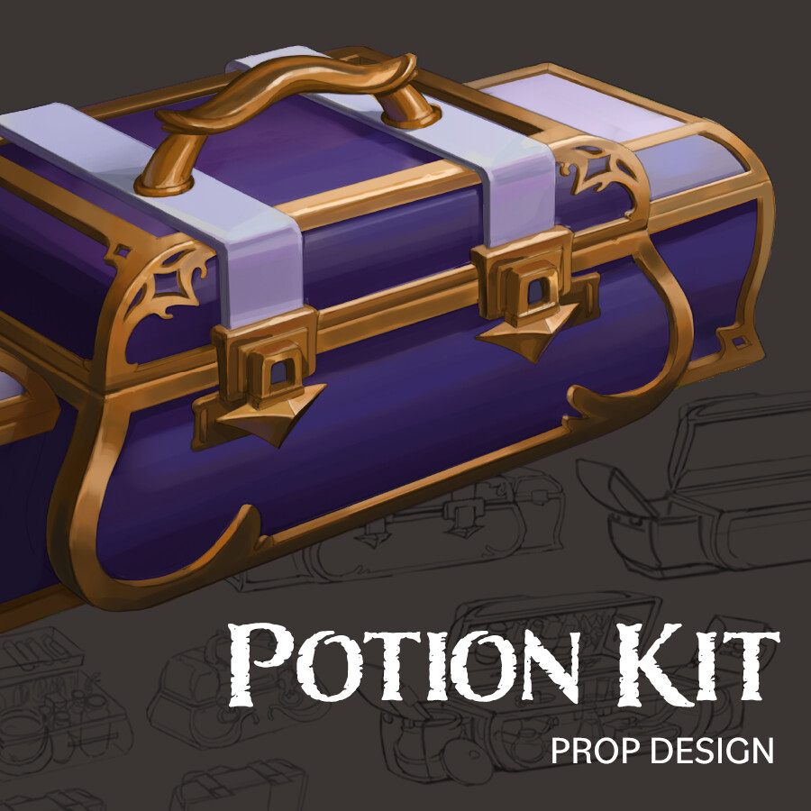 ArtStation - Magic Potion Kit / Prop Design