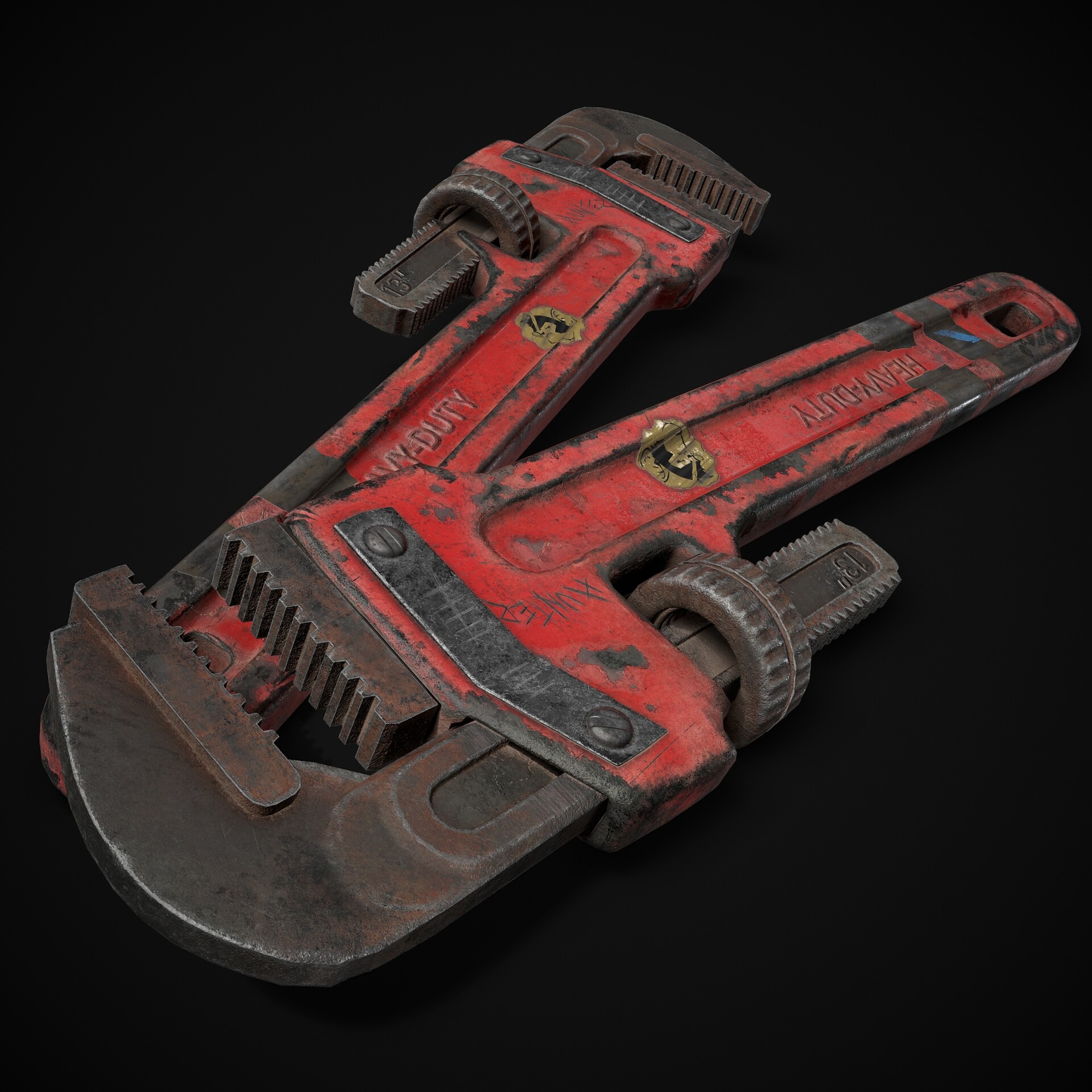 ArtStation - Pipe Wrench