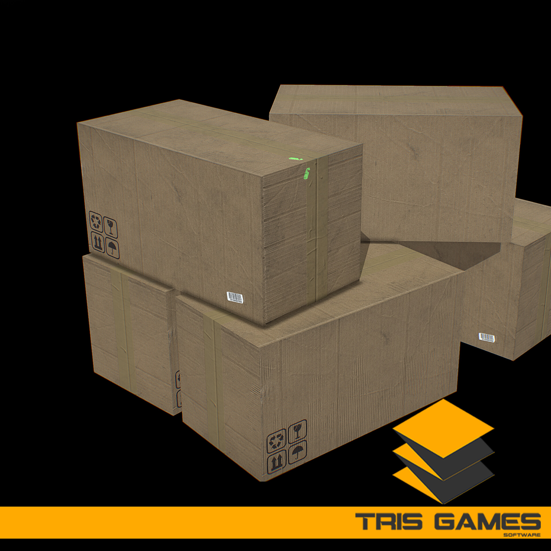 ArtStation - Cardboard box UE4
