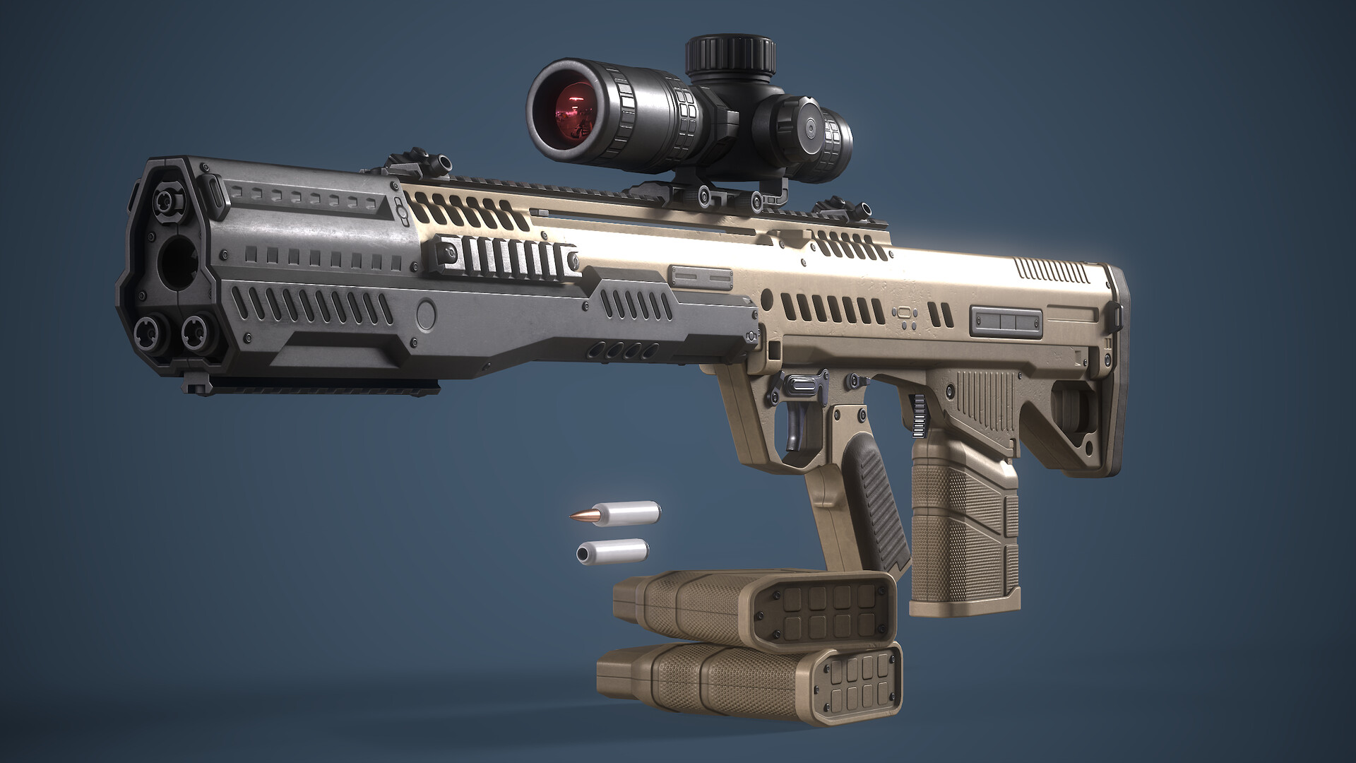 ArtStation - RM 277 Assault Rifle