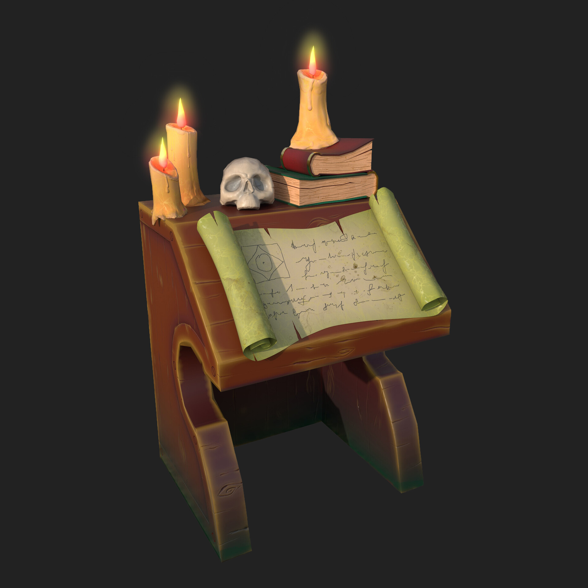 ArtStation - Witchcraft table