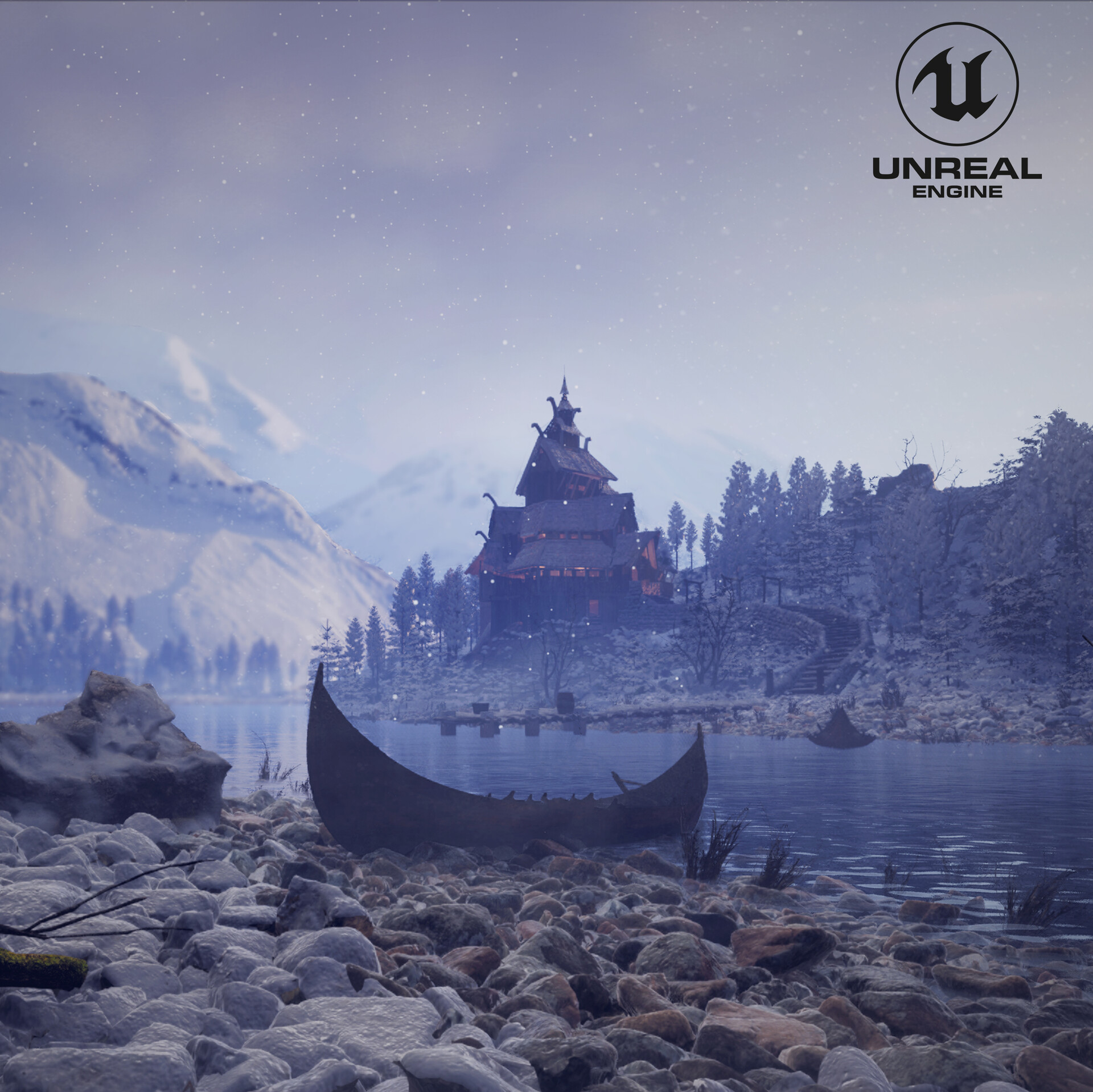 ArtStation - Viking Nordic fjord 3D Environment