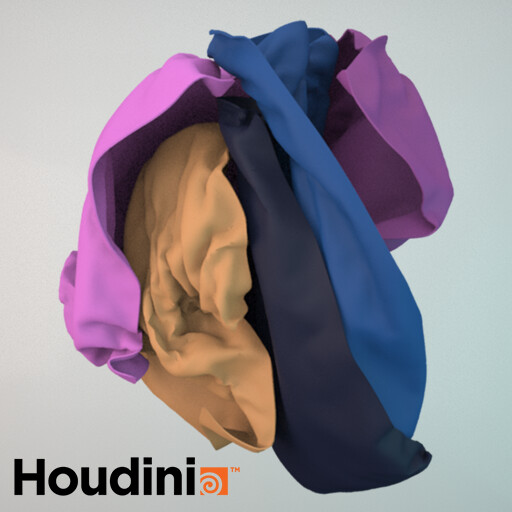 ArtStation - Houdini Cloth Simulation | Research