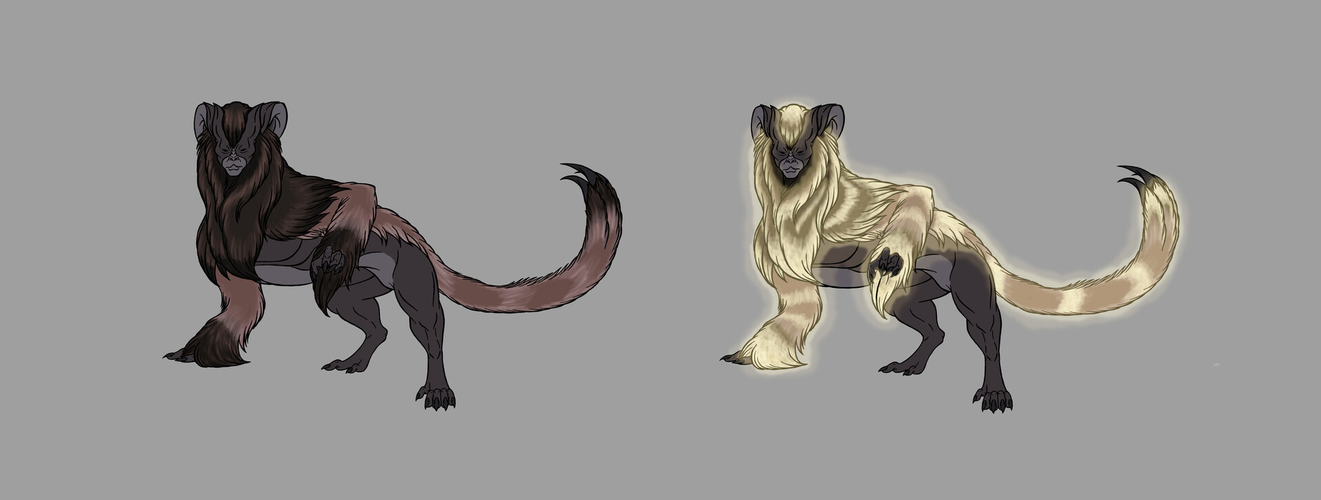 ArtStation - Creature design - mico simiae