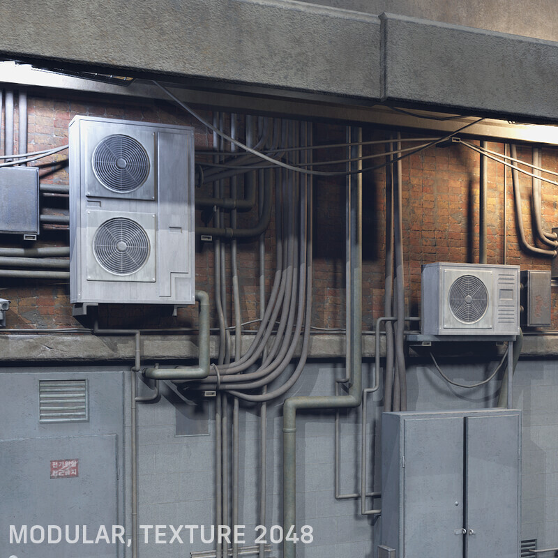 ArtStation - Electric panels (moduls)