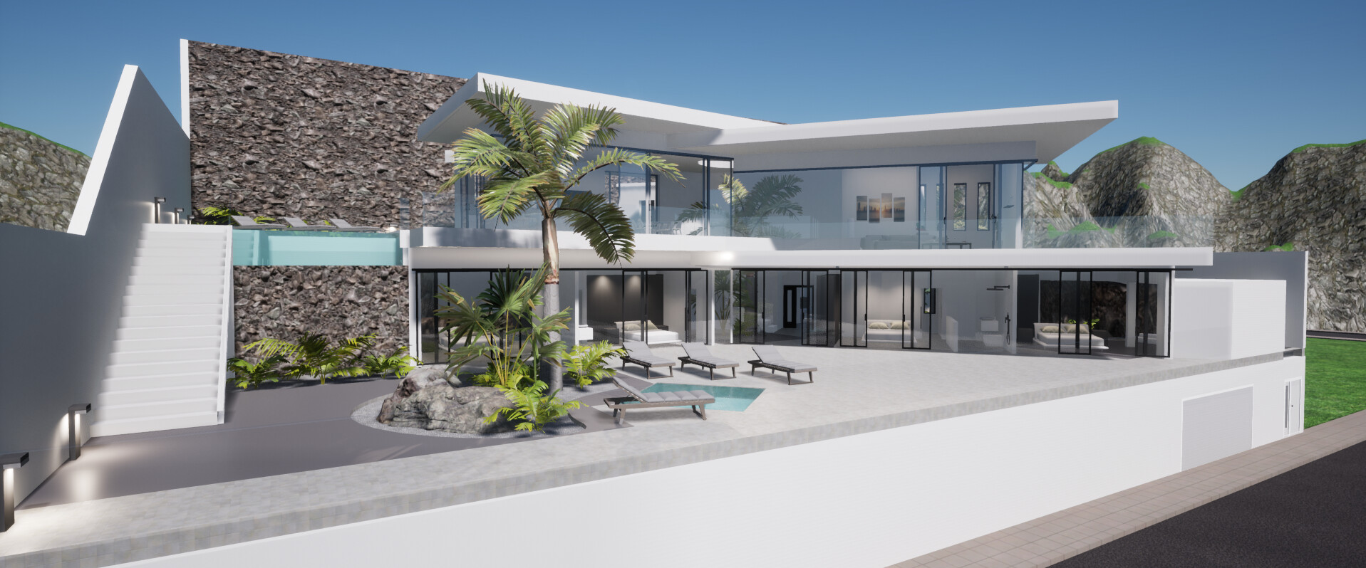 ArtStation - Villa Ground Floor [Re-Design]