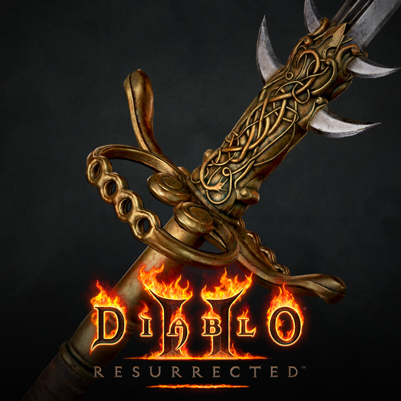 ArtStation - Sword Diablo II-Resurrected