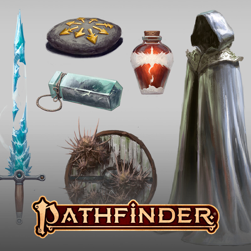 ArtStation - Pathfinder - Secrets of Magic Prop Illustrations