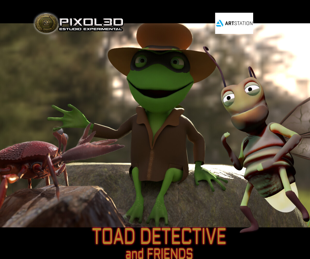 ArtStation - Toad Detective and Friends