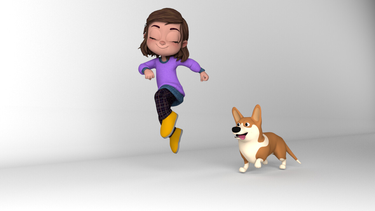 ArtStation - Quinn and Douglas stroll