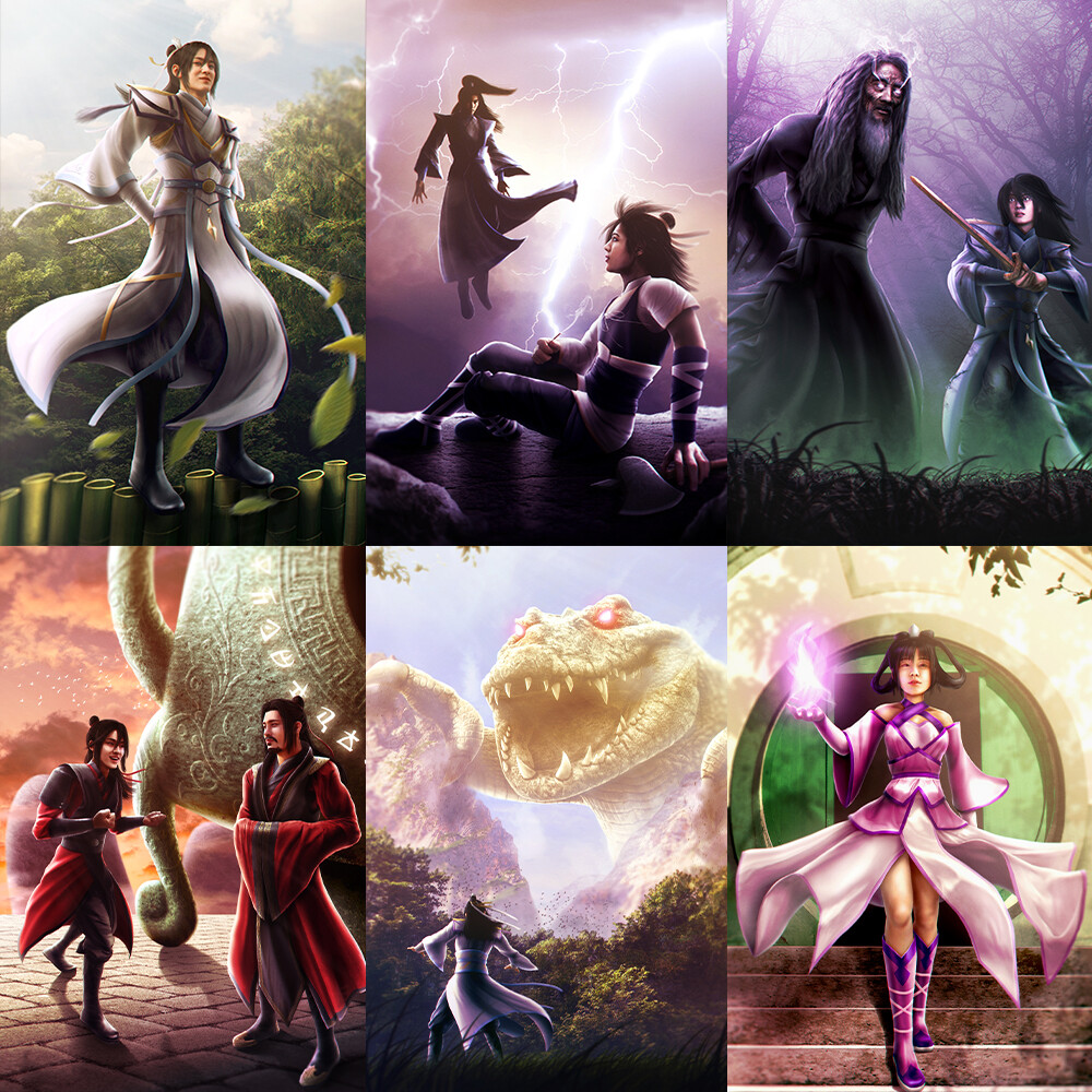 ArtStation - A Will Eternal - Book Covers