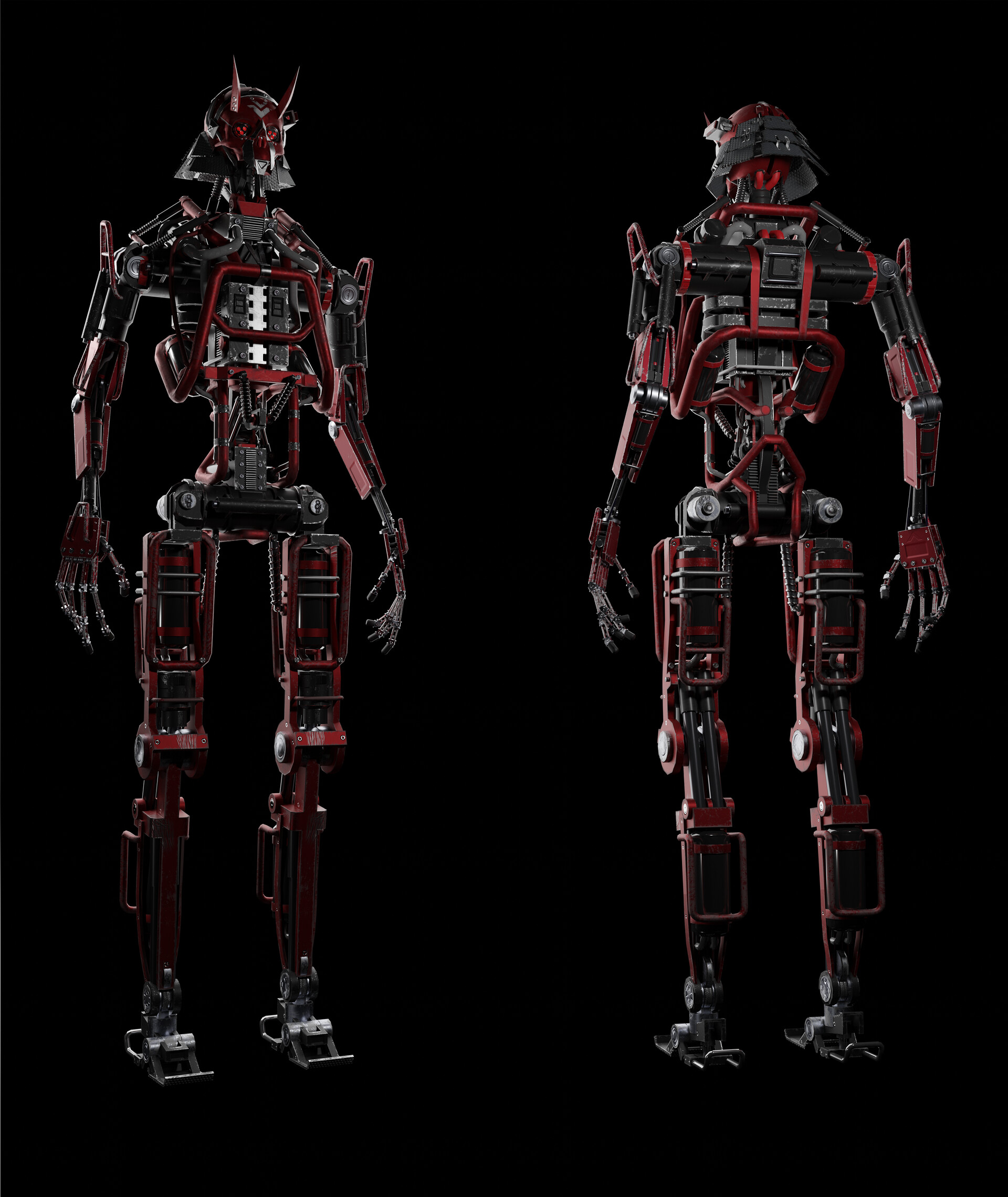 ArtStation - cyber samurai