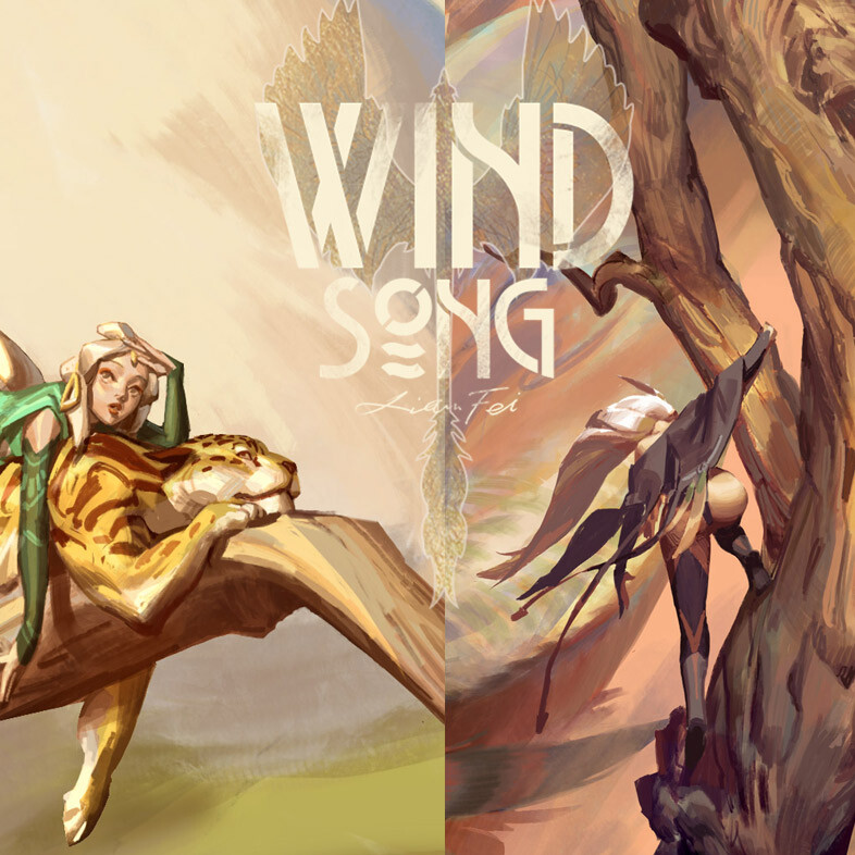 ArtStation - 风之诗Wind Song·起风