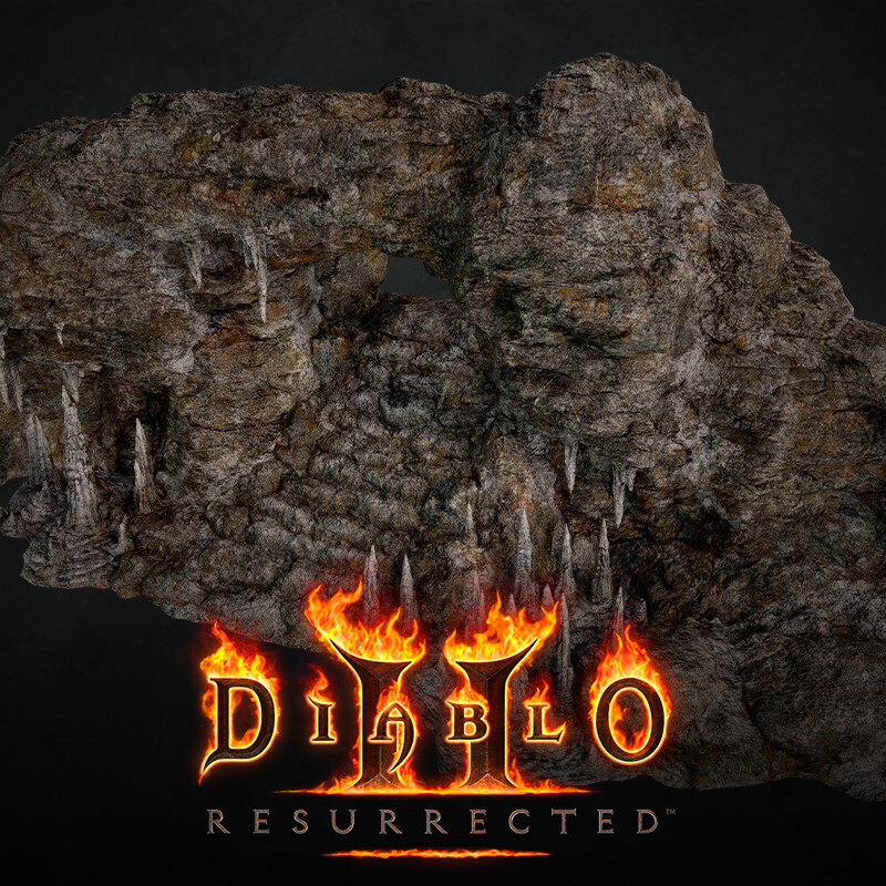 ArtStation - Diablo ® II: Resurrected - Cave Entrance