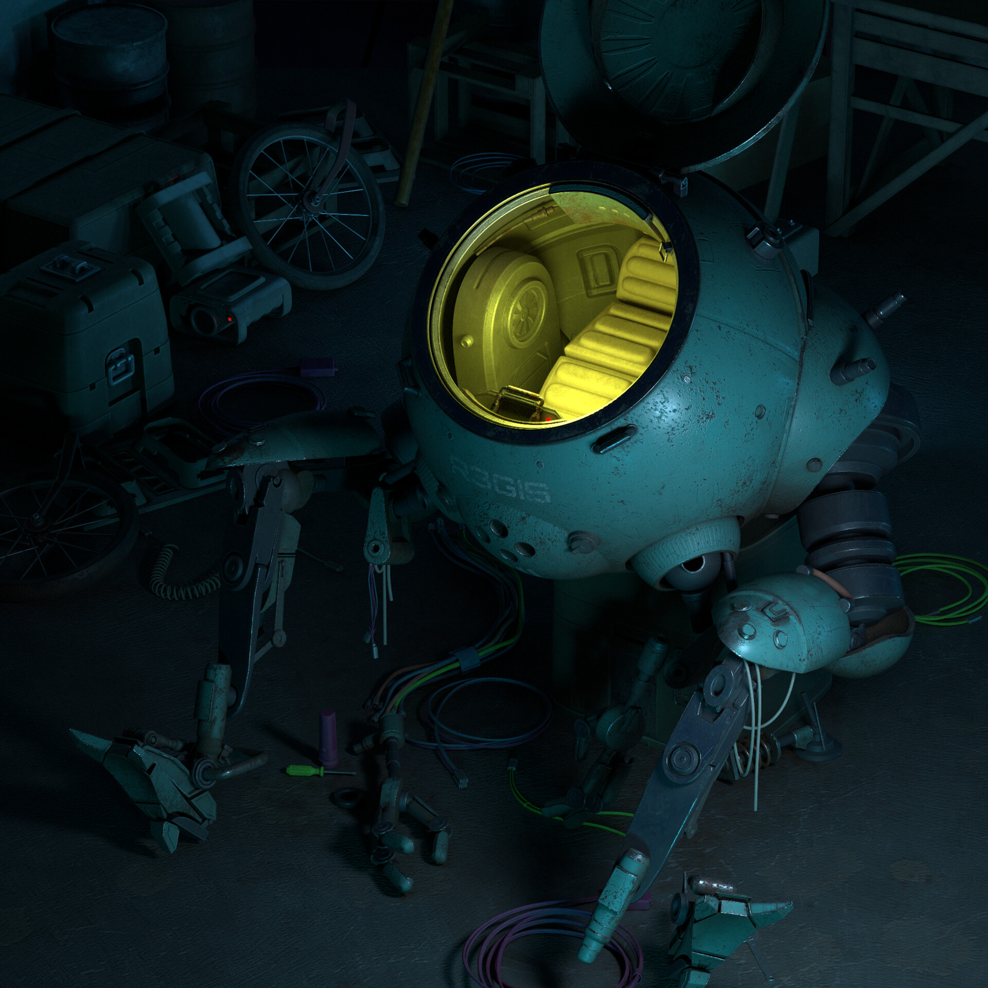 ArtStation - Robot Repair