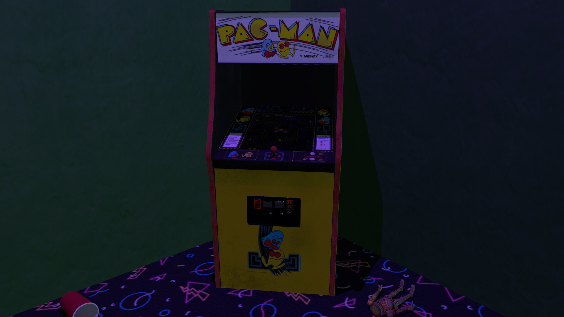 ArtStation - 1980 Pac-Man Arcade Machine