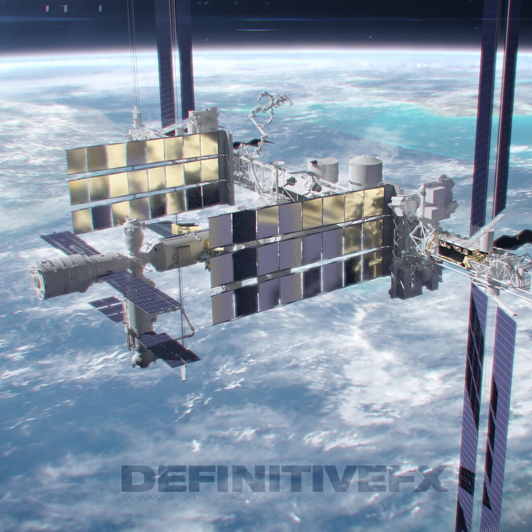 ArtStation - International Space Station CG Animation