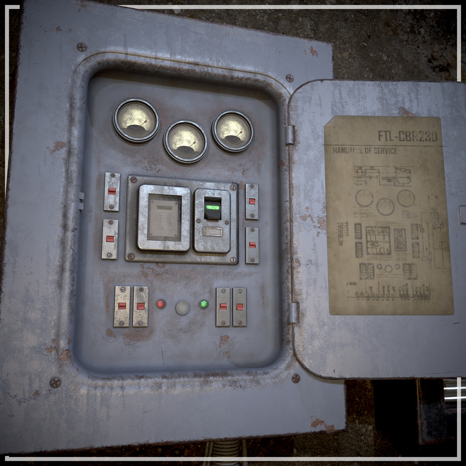 ArtStation - Electric Panel