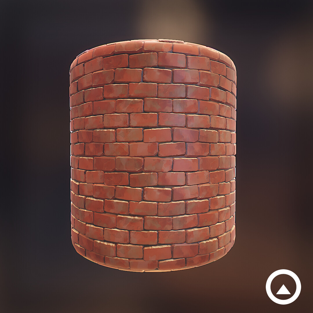 ArtStation - Stylised brick texture - Beyond Extent Solo Challenge